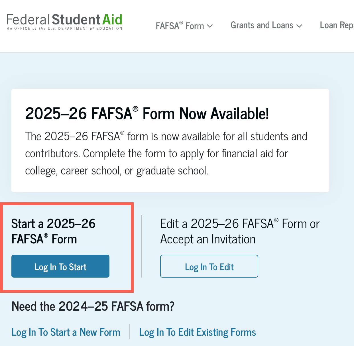 FAFSA 2025 - The Barber School